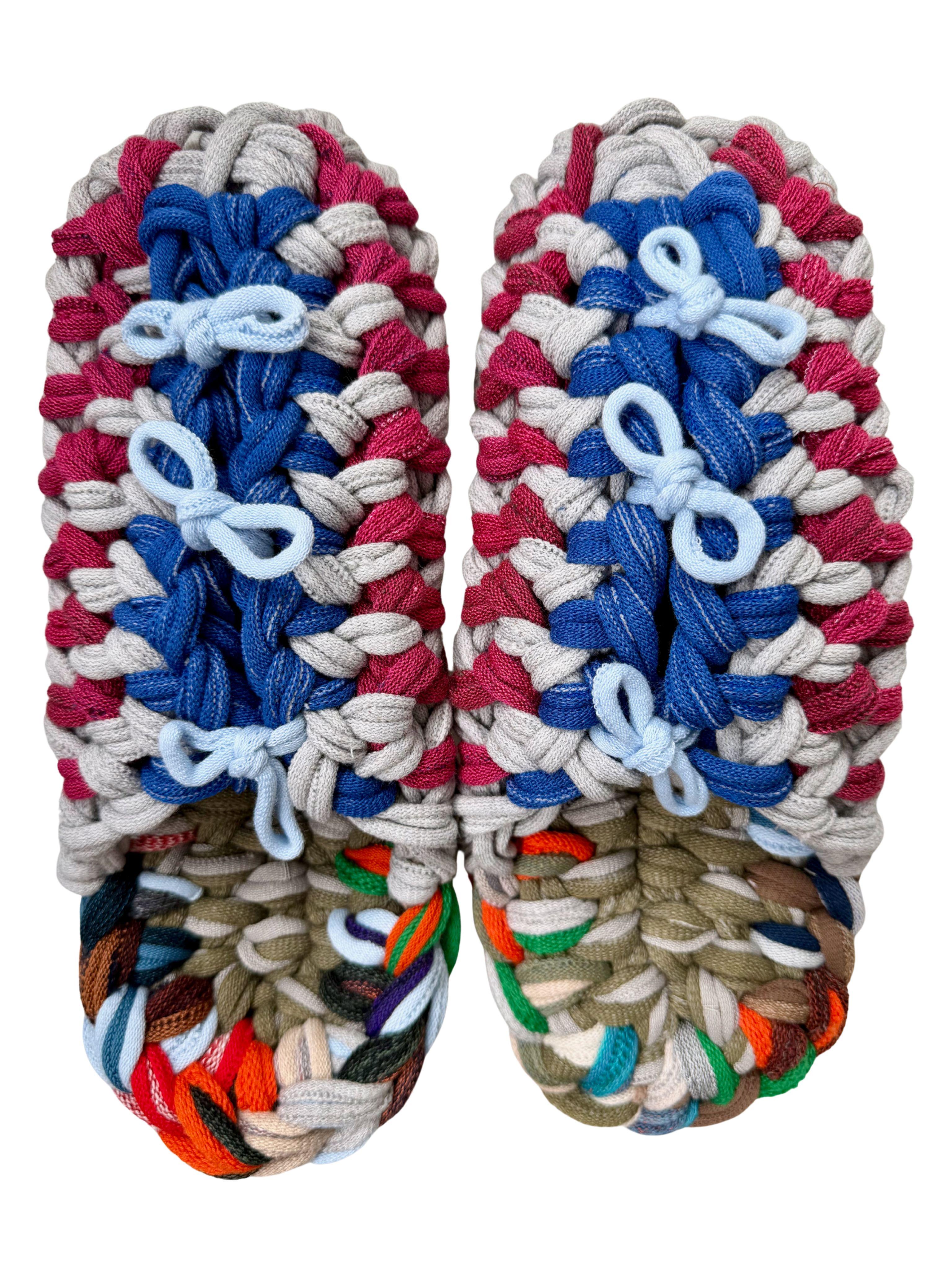 XL | Knit up-cycle slippers 2025-XL24 [XL] 27.5cm / Regular / 500g ...