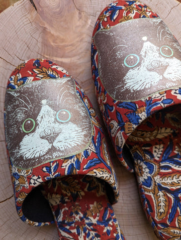 Batik print slippers | Heiwa Slipper